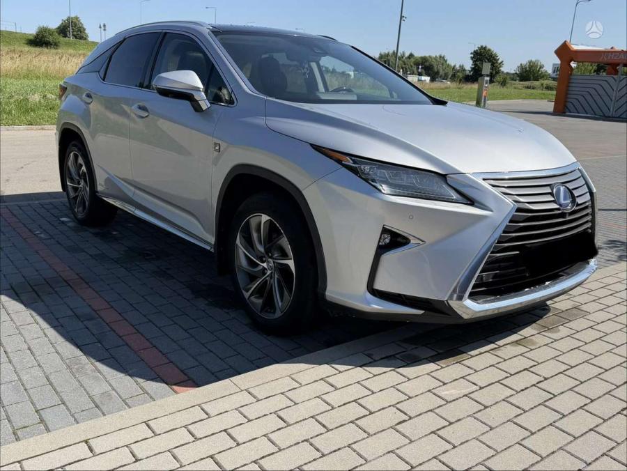 Pelēks Lexus RX 450h 2016 Klaipėda, ar dzinēja tilpumu 3.46 L un nobraukumu 274 tūkst. km par 28500 €, foto 3 vietnē AUTOMOTO.COM.LV