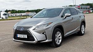 Grey Lexus RX 450h 2016 in Vilnius, with an engine capacity of 3.46 L and mileage of 151 thousand km for 28500 €, photo  on AUTOMOTO.COM.LV