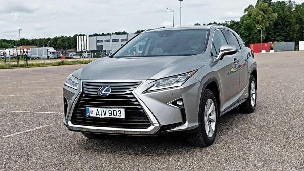 Серый Лексус RX 450h 2016 в Вильнюс, объемом двигателя 3.46 л и пробегом 151 тыс. км за 28500 €, фото 2 на AUTOMOTO.COM.LV