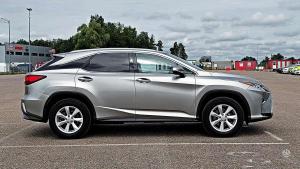 Grey Lexus RX 450h 2016 in Vilnius, with an engine capacity of 3.46 L and mileage of 151 thousand km for 28500 €, photo 8 on AUTOMOTO.COM.LV