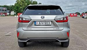Grey Lexus RX 450h 2016 in Vilnius, with an engine capacity of 3.46 L and mileage of 151 thousand km for 28500 €, photo 10 on AUTOMOTO.COM.LV