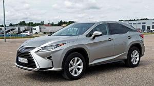 Grey Lexus RX 450h 2016 in Vilnius, with an engine capacity of 3.46 L and mileage of 151 thousand km for 28500 €, photo 14 on AUTOMOTO.COM.LV