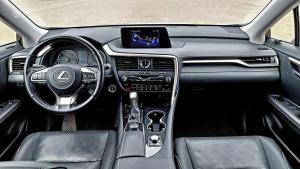 Grey Lexus RX 450h 2016 in Vilnius, with an engine capacity of 3.46 L and mileage of 151 thousand km for 28500 €, photo 21 on AUTOMOTO.COM.LV