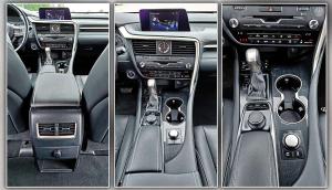 Grey Lexus RX 450h 2016 in Vilnius, with an engine capacity of 3.46 L and mileage of 151 thousand km for 28500 €, photo 28 on AUTOMOTO.COM.LV