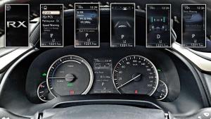 Grey Lexus RX 450h 2016 in Vilnius, with an engine capacity of 3.46 L and mileage of 151 thousand km for 28500 €, photo 29 on AUTOMOTO.COM.LV