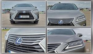 Grey Lexus RX 450h 2016 in Vilnius, with an engine capacity of 3.46 L and mileage of 151 thousand km for 28500 €, photo 42 on AUTOMOTO.COM.LV