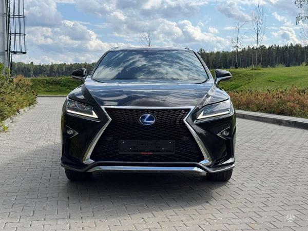 Grey Lexus RX 450h 2016 in Vilnius, with an engine capacity of 3.50 L and mileage of 184 thousand km for 32000 €, photo 3 on AUTOMOTO.COM.LV