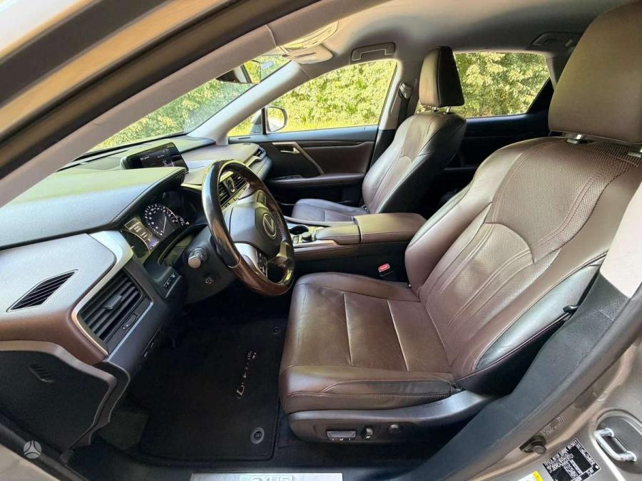 Grey Lexus RX 450h 2016 in Siauliai, with an engine capacity of 3.46 L and mileage of 250 thousand km for 20950 €, photo 18 on AUTOMOTO.COM.LV