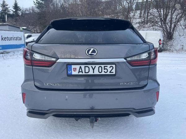 Pelēks Lexus RX 450h 2017 Šauļi, ar dzinēja tilpumu 3.46 L un nobraukumu 232 tūkst. km par 25000 €, foto 10 vietnē AUTOMOTO.COM.LV