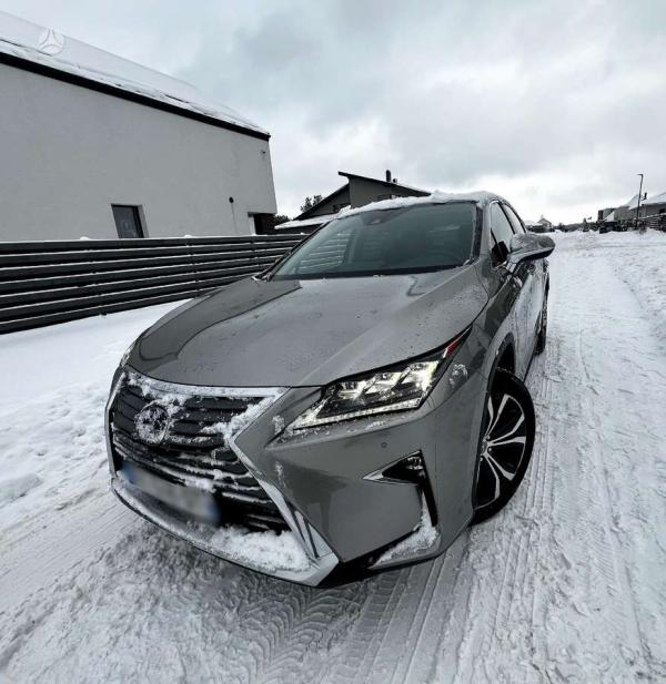 Grey Lexus RX 450h 2017 in Vilnius, with an engine capacity of 3.50 L and mileage of 170 thousand km for 27490 €, photo 8 on AUTOMOTO.COM.LV