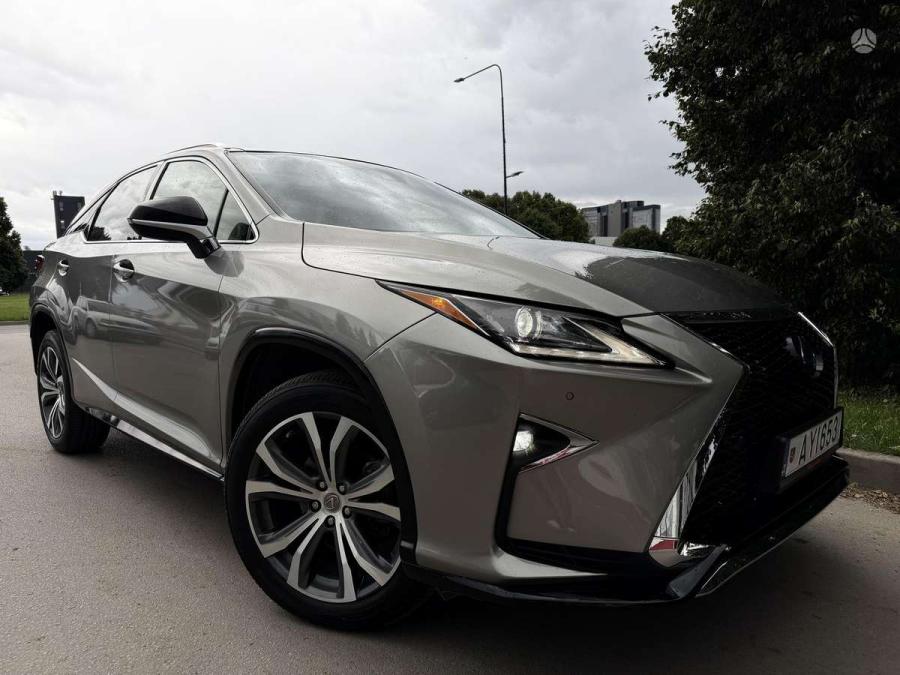 Grey Lexus RX 450h 2017 in Kaunas, with an engine capacity of 3.46 L and mileage of 86 thousand km for 27000 €, photo 3 on AUTOMOTO.COM.LV