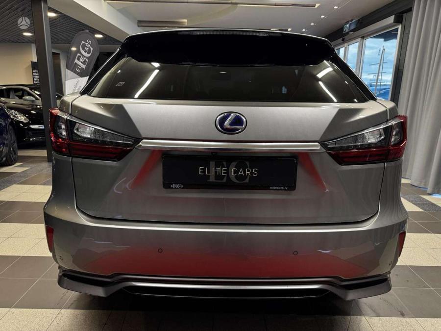 Pelēks Lexus RX 450h 2018 Rīga, ar dzinēja tilpumu 3.46 L un nobraukumu 131 tūkst. km par 28990 €, foto 5 vietnē AUTOMOTO.COM.LV