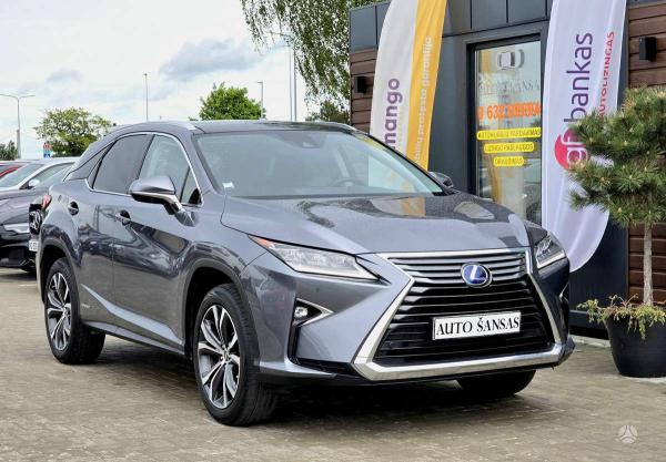 Pelēks Lexus RX 450h 2018 Tauragė, ar dzinēja tilpumu 3.46 L un nobraukumu 201 tūkst. km par 24900 €, foto 1 vietnē AUTOMOTO.COM.LV
