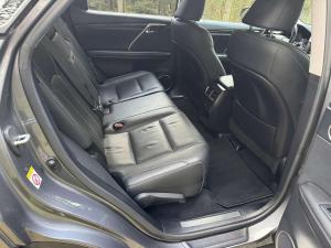 Grey Lexus RX 450h 2018 in Vilnius, with an engine capacity of 3.46 L and mileage of 220 thousand km for 27700 €, photo 17 on AUTOMOTO.COM.LV