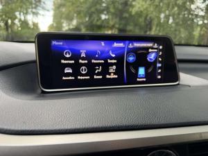 Grey Lexus RX 450h 2018 in Vilnius, with an engine capacity of 3.46 L and mileage of 220 thousand km for 27700 €, photo 30 on AUTOMOTO.COM.LV