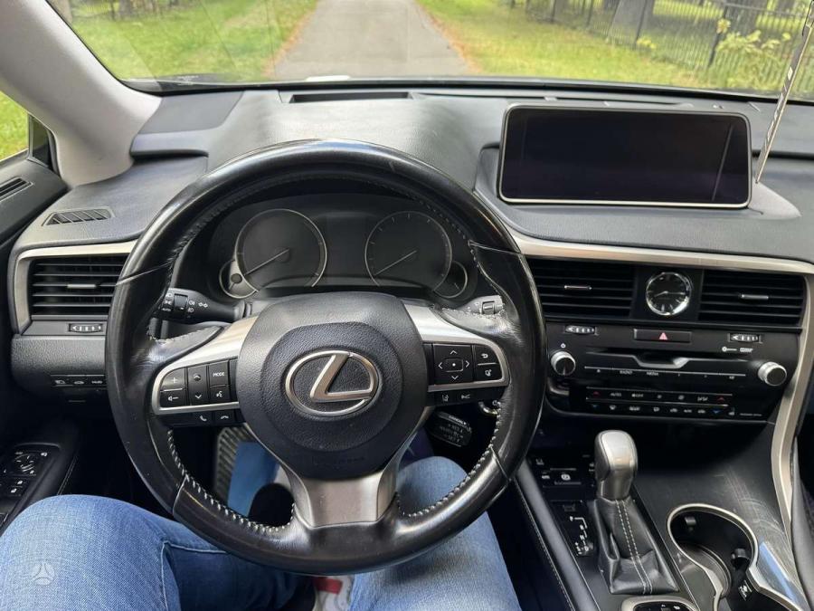 Grey Lexus RX 450h 2018 in Vilnius, with an engine capacity of 3.46 L and mileage of 220 thousand km for 27500 €, photo 23 on AUTOMOTO.COM.LV