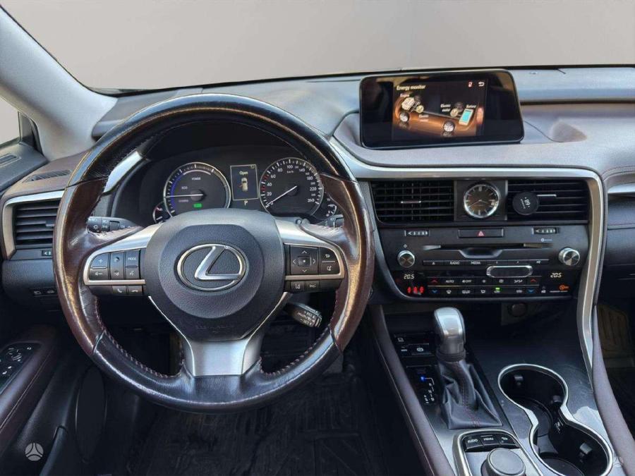 Pelēks Lexus RX 450h 2018 Viļņa, ar dzinēja tilpumu 3.46 L un nobraukumu 90 tūkst. km par 29900 €, foto 16 vietnē AUTOMOTO.COM.LV