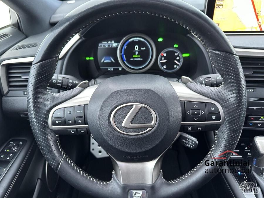 Grey Lexus RX 450h 2019 in Avizieniai, with an engine capacity of 3.50 L and mileage of 135 thousand km for 37250 €, photo 6 on AUTOMOTO.COM.LV