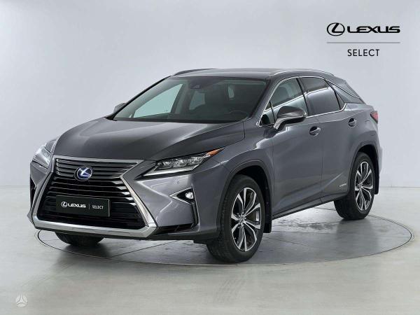 Grey Lexus RX 450h 2019 in Vilnius, with an engine capacity of 3.46 L and mileage of 113 thousand km for 33900 €, photo 1 on AUTOMOTO.COM.LV