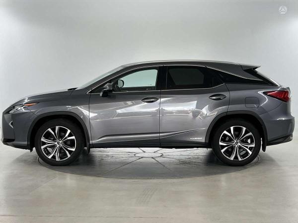 Grey Lexus RX 450h 2019 in Vilnius, with an engine capacity of 3.46 L and mileage of 113 thousand km for 33900 €, photo 4 on AUTOMOTO.COM.LV