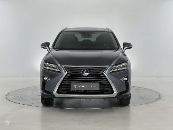 Grey Lexus RX 450h 2019 in Vilnius, with an engine capacity of 3.46 L and mileage of 113 thousand km for 33900 €, photo 6 on AUTOMOTO.COM.LV