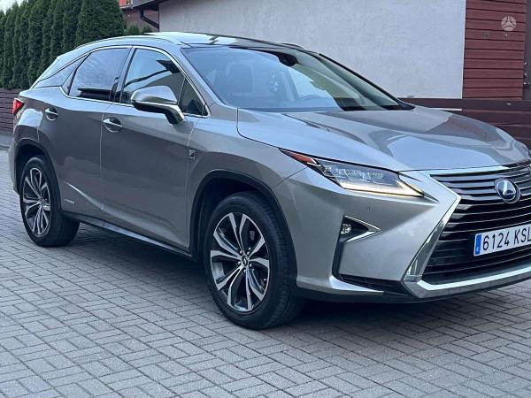 Pelēks Lexus RX 450h 2019 Viļņa, ar dzinēja tilpumu 3.50 L un nobraukumu 165 tūkst. km par 25750 €, foto 1 vietnē AUTOMOTO.COM.LV