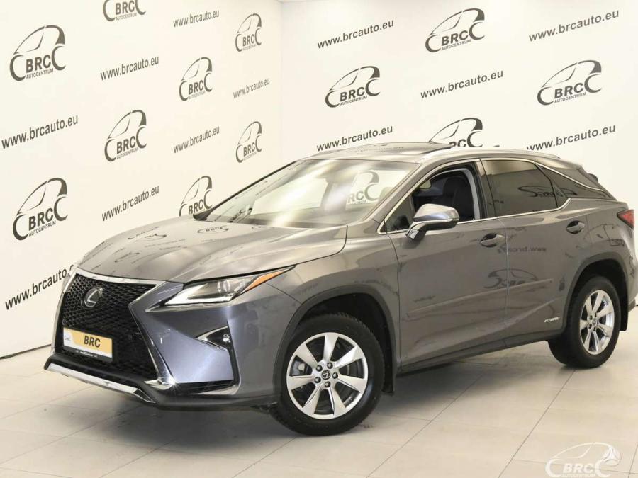 Grey Lexus RX 450h 2020 in Vilnius, with an engine capacity of 3.46 L and mileage of 35 thousand km for 36500 €, photo 1 on AUTOMOTO.COM.LV