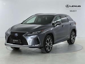 Pelēks Lexus RX 450h 2021 Viļņa, ar dzinēja tilpumu 3.46 L un nobraukumu 65 tūkst. km par 45900 €, foto  vietnē AUTOMOTO.COM.LV