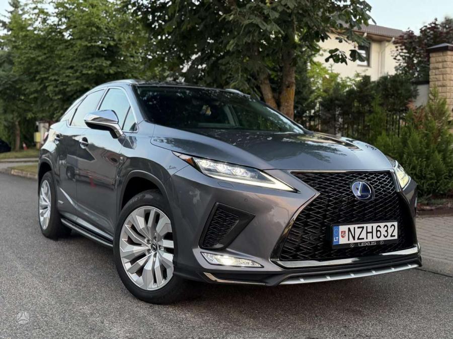 Pelēks Lexus RX 450h 2022 Viļņa, ar dzinēja tilpumu 3.50 L un nobraukumu 29 tūkst. km par 39450 €, foto 28 vietnē AUTOMOTO.COM.LV