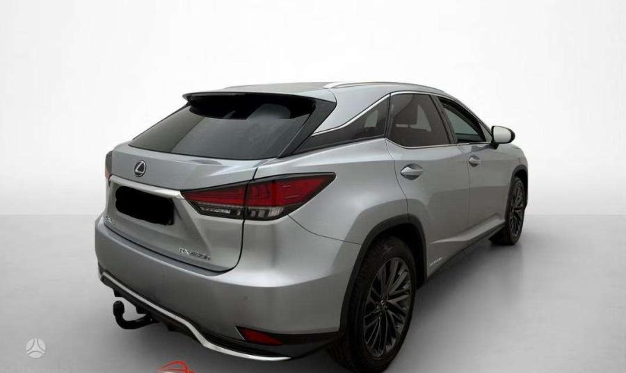 Grey Lexus RX 450h 2022 in Vilnius, with an engine capacity of 3.46 L and mileage of 86 thousand km for 43000 €, photo 6 on AUTOMOTO.COM.LV