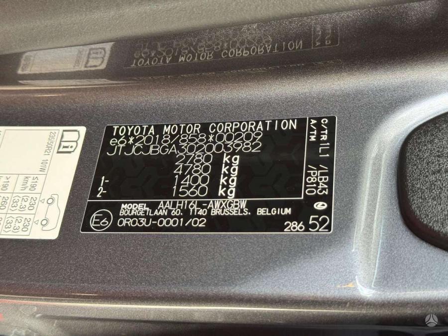 Grey Lexus RX 450h 2023 in Siauliai, with an engine capacity of 2.49 L and mileage of 12 thousand km for 60900 €, photo 33 on AUTOMOTO.COM.LV