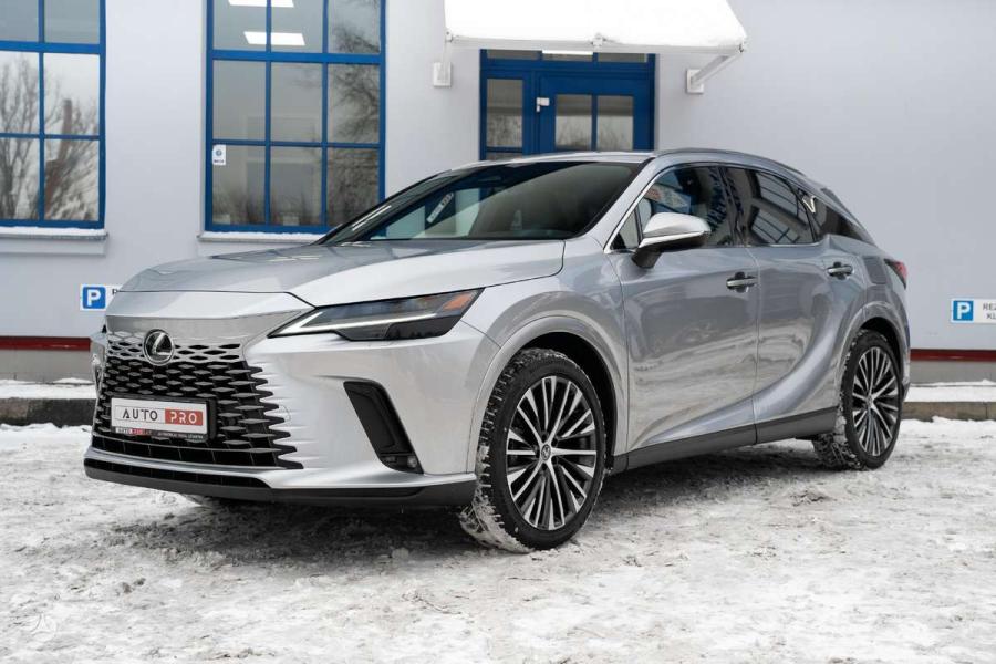Pelēks Lexus RX 450h 2024 Viļņa, ar dzinēja tilpumu 2.49 L un nobraukumu 85 tūkst. km par 58900 €, foto 5 vietnē AUTOMOTO.COM.LV