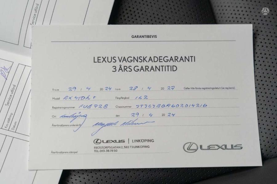 Pelēks Lexus RX 450h 2024 Viļņa, ar dzinēja tilpumu 2.49 L un nobraukumu 85 tūkst. km par 58900 €, foto 38 vietnē AUTOMOTO.COM.LV