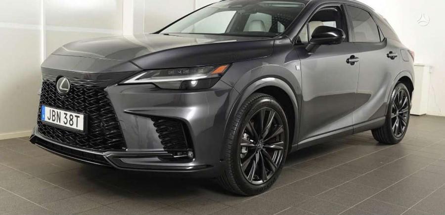 Pelēks Lexus RX 450h 2025 Viļņa, ar dzinēja tilpumu 2.49 L un nobraukumu 7 tūkst. km par 69999 €, foto 1 vietnē AUTOMOTO.COM.LV