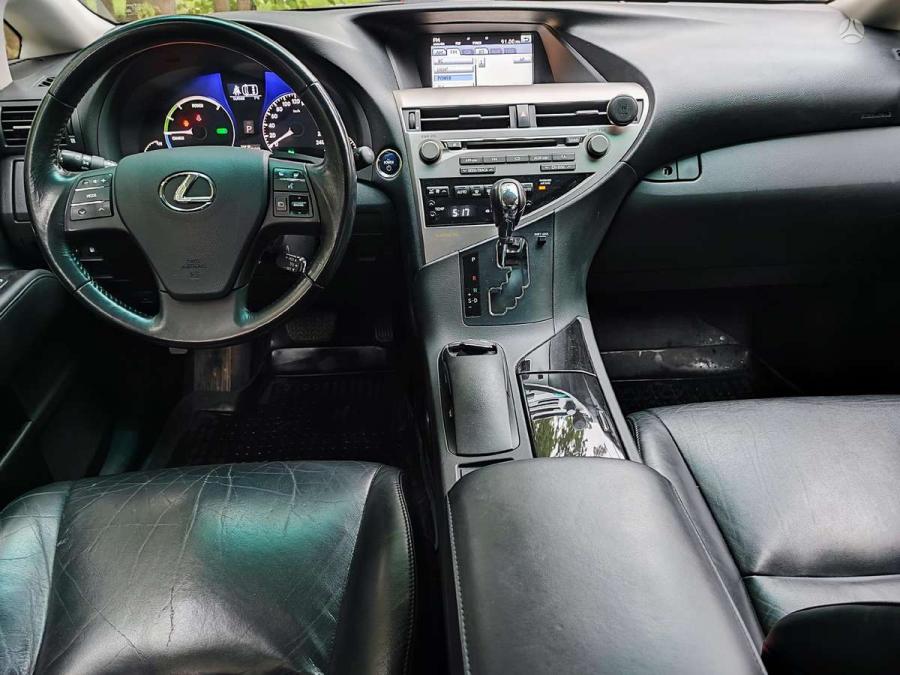 Pelēks Lexus RX 450h 2011 Kauņa, ar dzinēja tilpumu 3.46 L un nobraukumu 319 tūkst. km par 11990 €, foto 13 vietnē AUTOMOTO.COM.LV