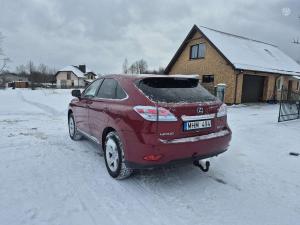 Red Lexus RX 450h 2009 in Vilnius, with an engine capacity of 3.46 L and mileage of 334 thousand km for 10980 €, photo 5 on AUTOMOTO.COM.LV