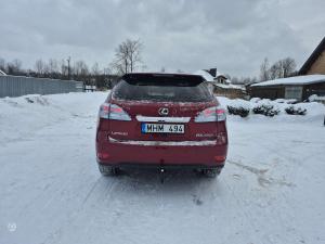 Red Lexus RX 450h 2009 in Vilnius, with an engine capacity of 3.46 L and mileage of 334 thousand km for 10980 €, photo 6 on AUTOMOTO.COM.LV