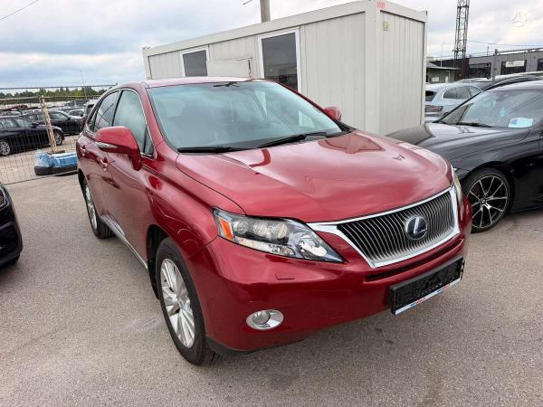 Sarkans Lexus RX 450h 2009 Kauņa, ar dzinēja tilpumu 3.50 L un nobraukumu 304 tūkst. km par 9750 €, foto 3 vietnē AUTOMOTO.COM.LV