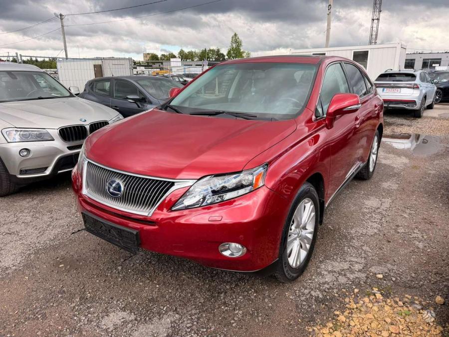 Red Lexus RX 450h 2009 in Kaunas, with an engine capacity of 3.50 L and mileage of 300 thousand km for 9650 €, photo 13 on AUTOMOTO.COM.LV