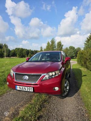 Sarkans Lexus RX 450h 2009 Klaipėda, ar dzinēja tilpumu 3.46 L un nobraukumu 332 tūkst. km par 8500 €, foto  vietnē AUTOMOTO.COM.LV