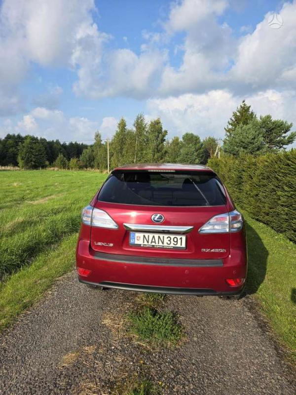 Lexus RX 450h 2009 Klaipėda vietnē Sarkans Lexus RX 450h 2009 Klaipėda, ar dzinēja tilpumu 3.46 L un nobraukumu 332 tūkst. km par 8500 €, foto 5 vietnē AUTOMOTO.COM.LV