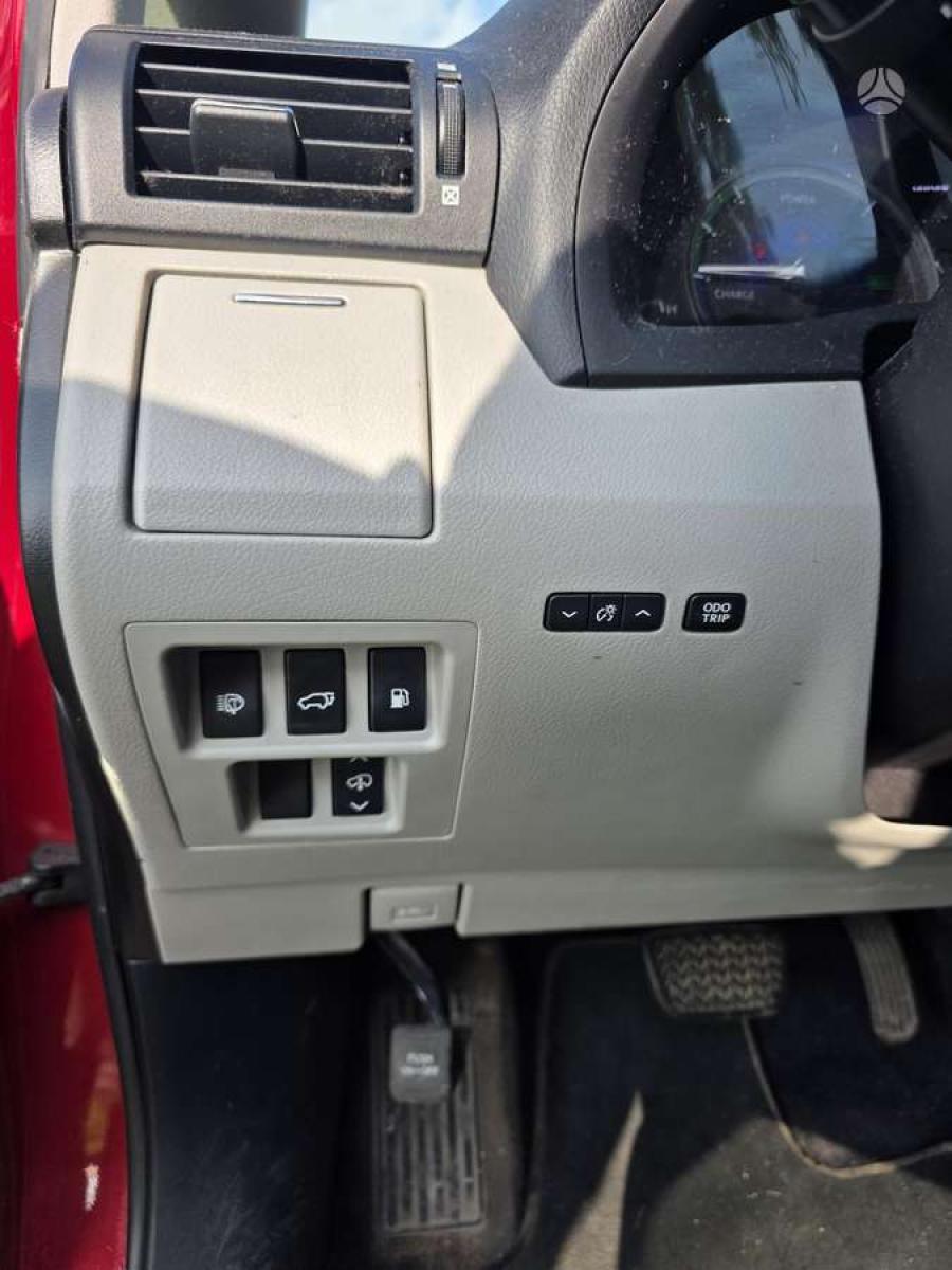 Sarkans Lexus RX 450h 2009 Klaipėda, ar dzinēja tilpumu 3.46 L un nobraukumu 332 tūkst. km par 8500 €, foto 7 vietnē AUTOMOTO.COM.LV