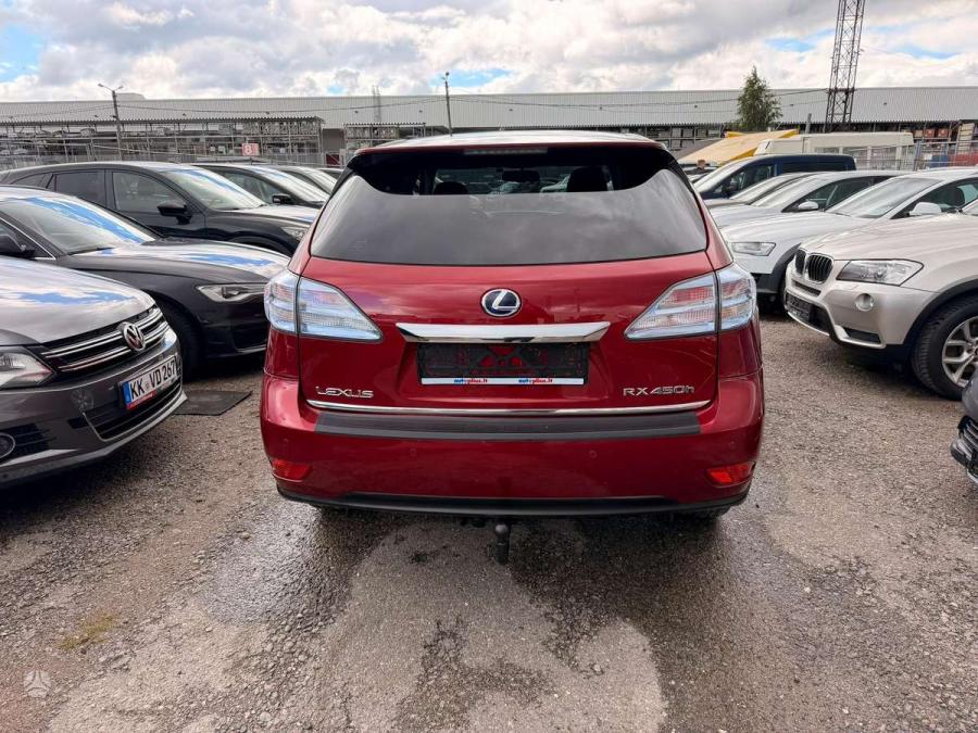 Sarkans Lexus RX 450h 2009 Kauņa, ar dzinēja tilpumu 3.50 L un nobraukumu 300 tūkst. km par 9350 €, foto 18 vietnē AUTOMOTO.COM.LV