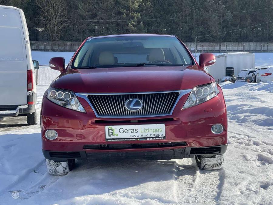 Sarkans Lexus RX 450h 2010 Viļņa, ar dzinēja tilpumu 3.46 L un nobraukumu 220 tūkst. km par 10500 €, foto 2 vietnē AUTOMOTO.COM.LV