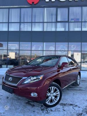 Red Lexus RX 450h 2011 in Vilnius, with an engine capacity of 0.00 L and mileage of 240 thousand km for 11600 €, photo 3 on AUTOMOTO.COM.LV