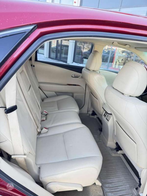 Sarkans Lexus RX 450h 2011 Viļņa, ar dzinēja tilpumu 0.00 L un nobraukumu 240 tūkst. km par 11600 €, foto 11 vietnē AUTOMOTO.COM.LV