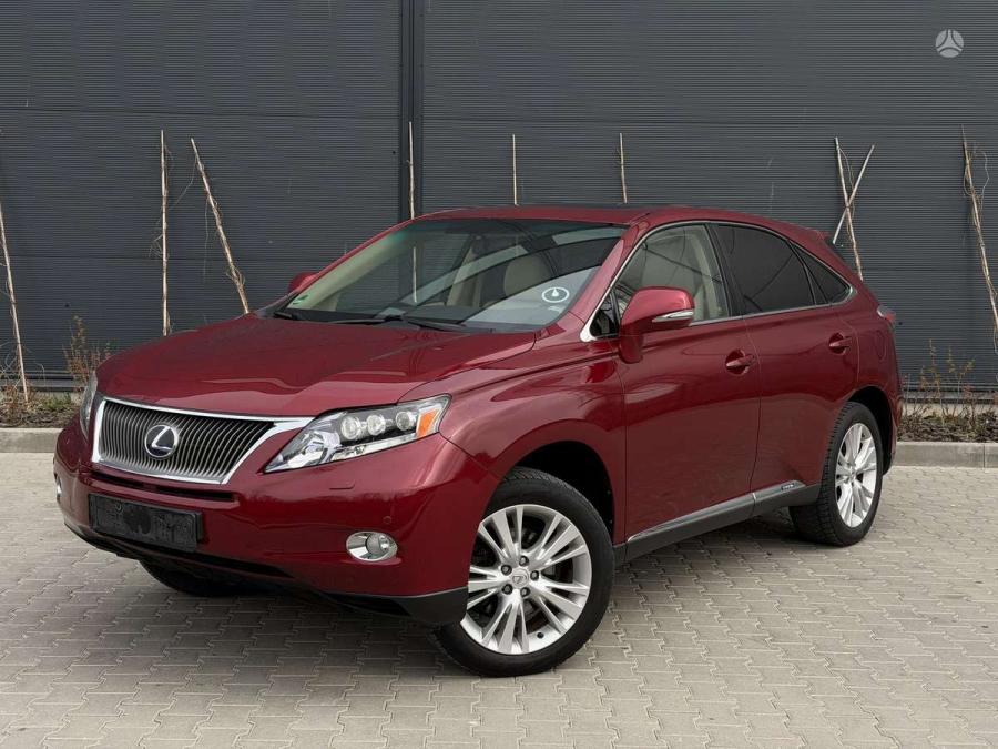Sarkans Lexus RX 450h 2011 Viļņa, ar dzinēja tilpumu 0.00 L un nobraukumu 260 tūkst. km par 11300 €, foto 3 vietnē AUTOMOTO.COM.LV