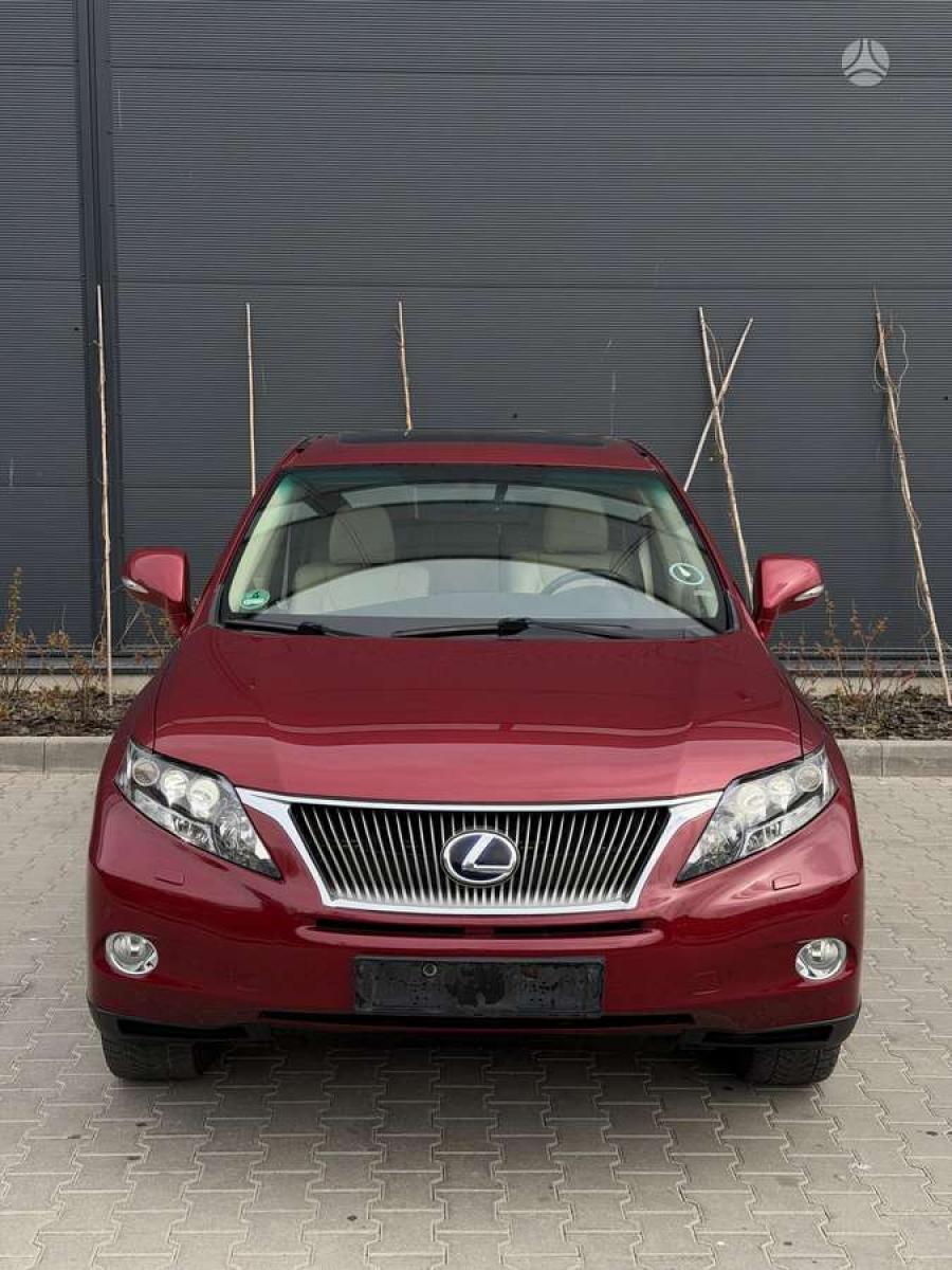 Sarkans Lexus RX 450h 2011 Viļņa, ar dzinēja tilpumu 0.00 L un nobraukumu 260 tūkst. km par 11300 €, foto 4 vietnē AUTOMOTO.COM.LV