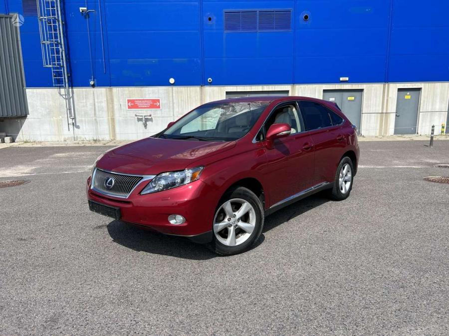 Sarkans Lexus RX 450h 2011 Viļņa, ar dzinēja tilpumu 3.50 L un nobraukumu 293 tūkst. km par 11999 €, foto 1 vietnē AUTOMOTO.COM.LV