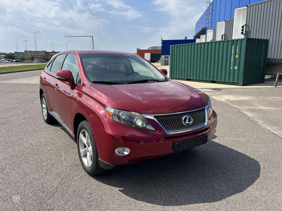 Sarkans Lexus RX 450h 2011 Viļņa, ar dzinēja tilpumu 3.50 L un nobraukumu 293 tūkst. km par 11999 €, foto 7 vietnē AUTOMOTO.COM.LV